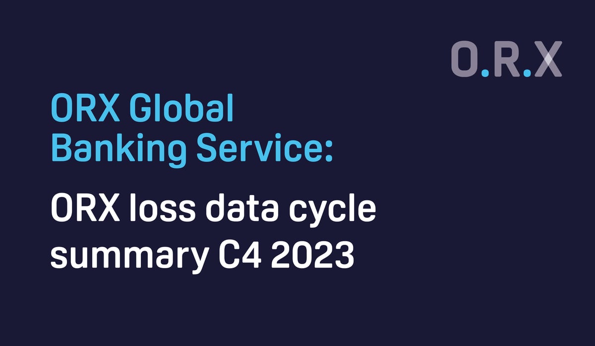 2023 Banking Operational Risk Loss Data Infographics | ORX Membership